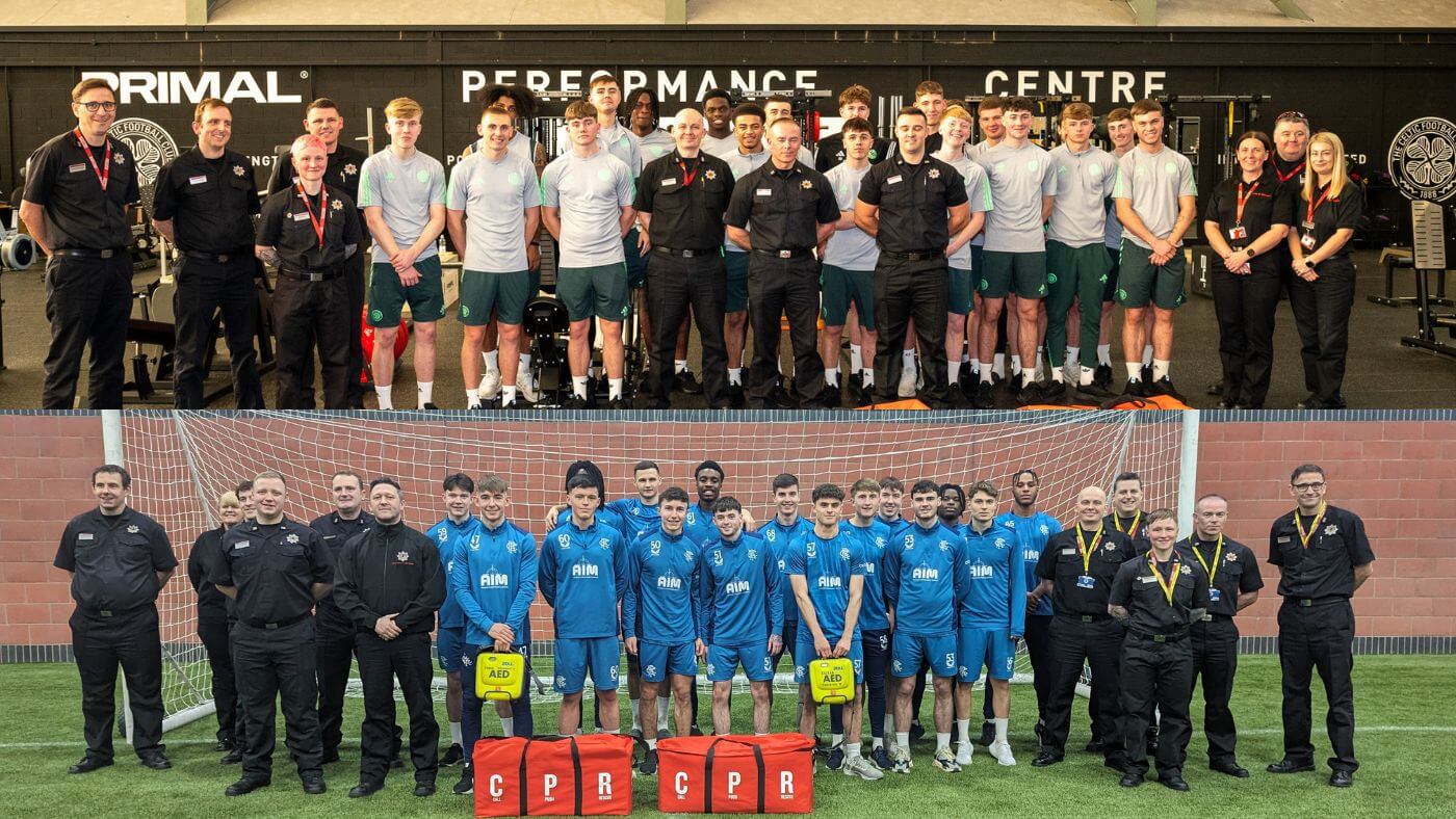 SFRS crews share life-saving guidance with Old Firm youth stars ...